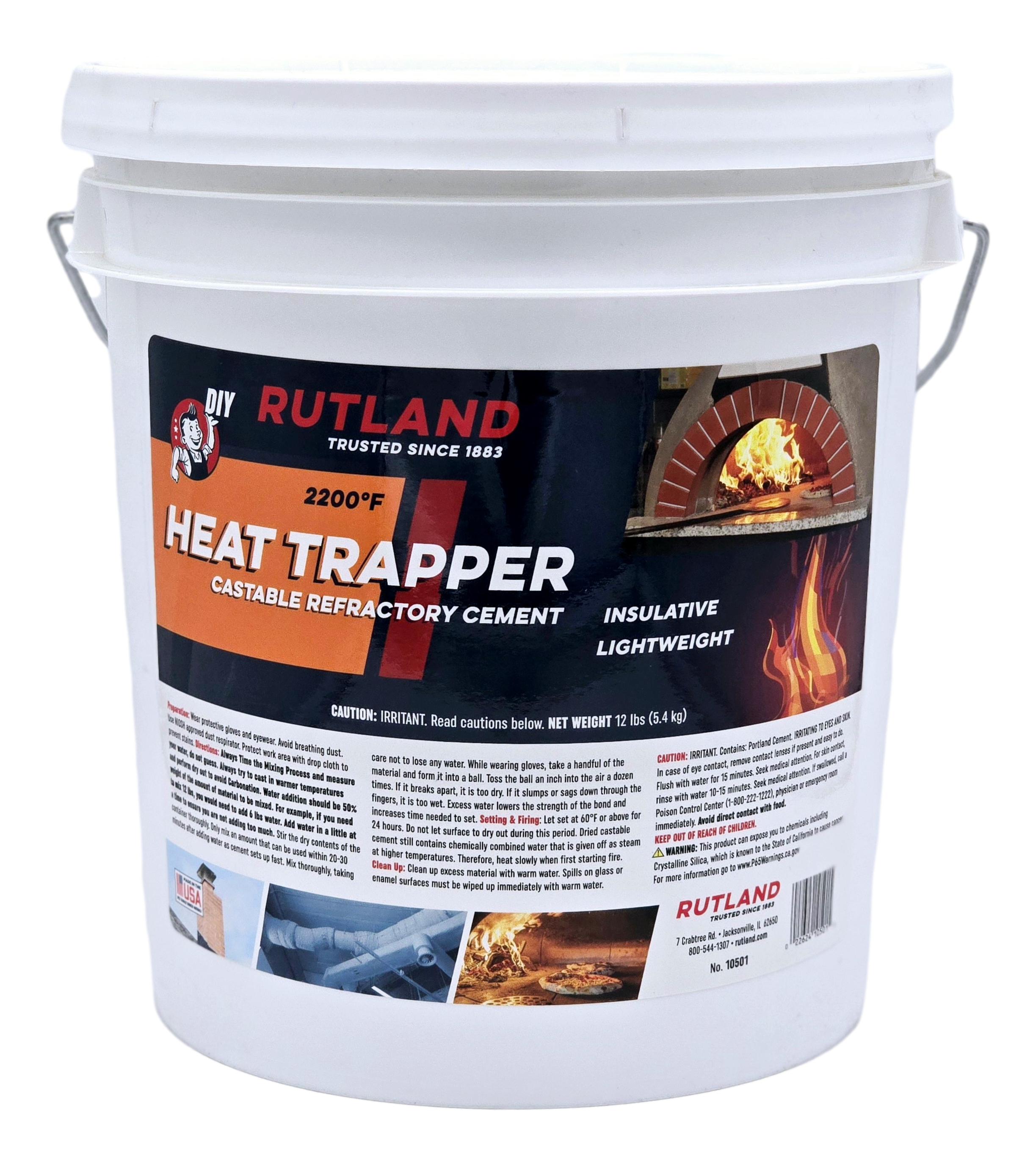 Heat Trapper Lightweight Insulative Castable Cement | Rutland