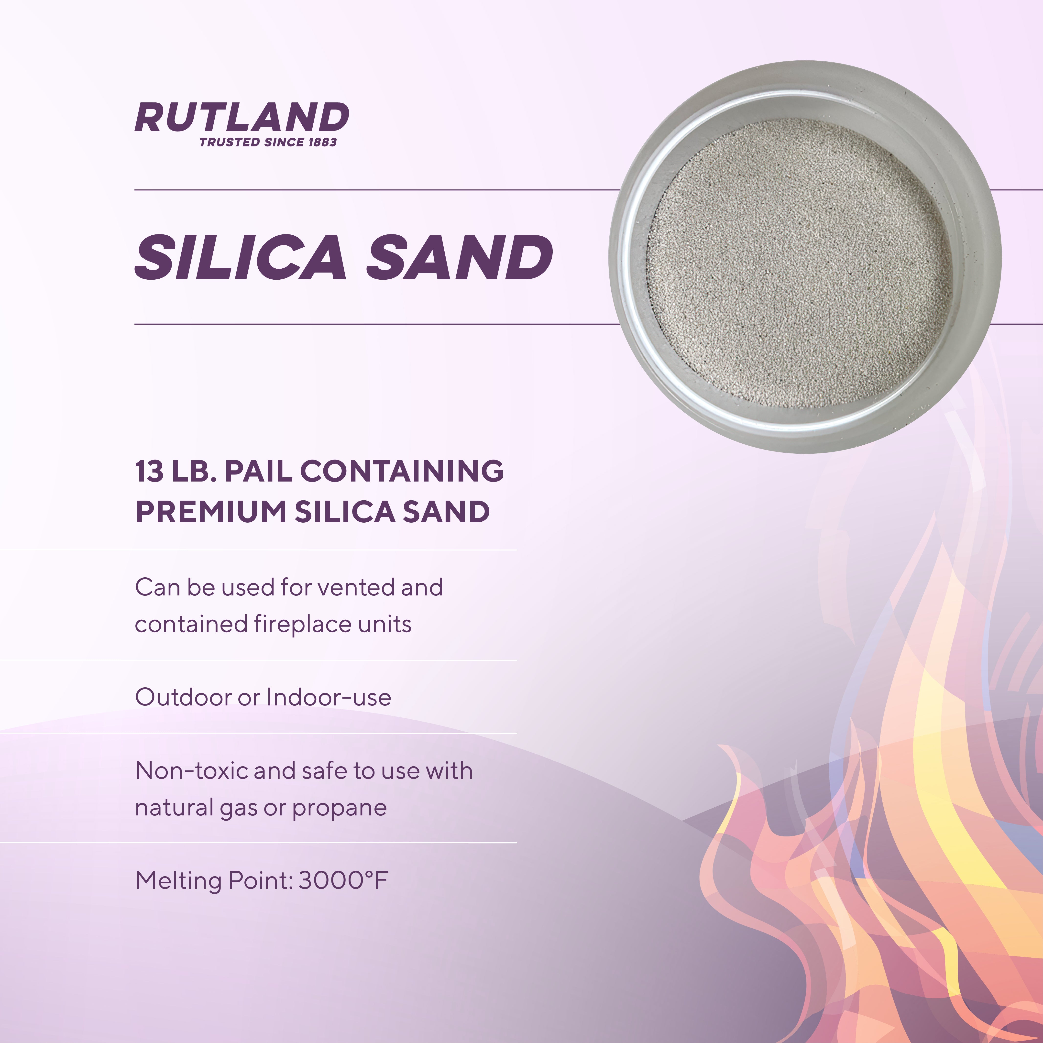 Silica Sand - Fireplace Sand | Rutland